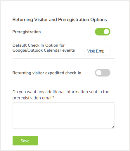 Preregistering Your Visitors